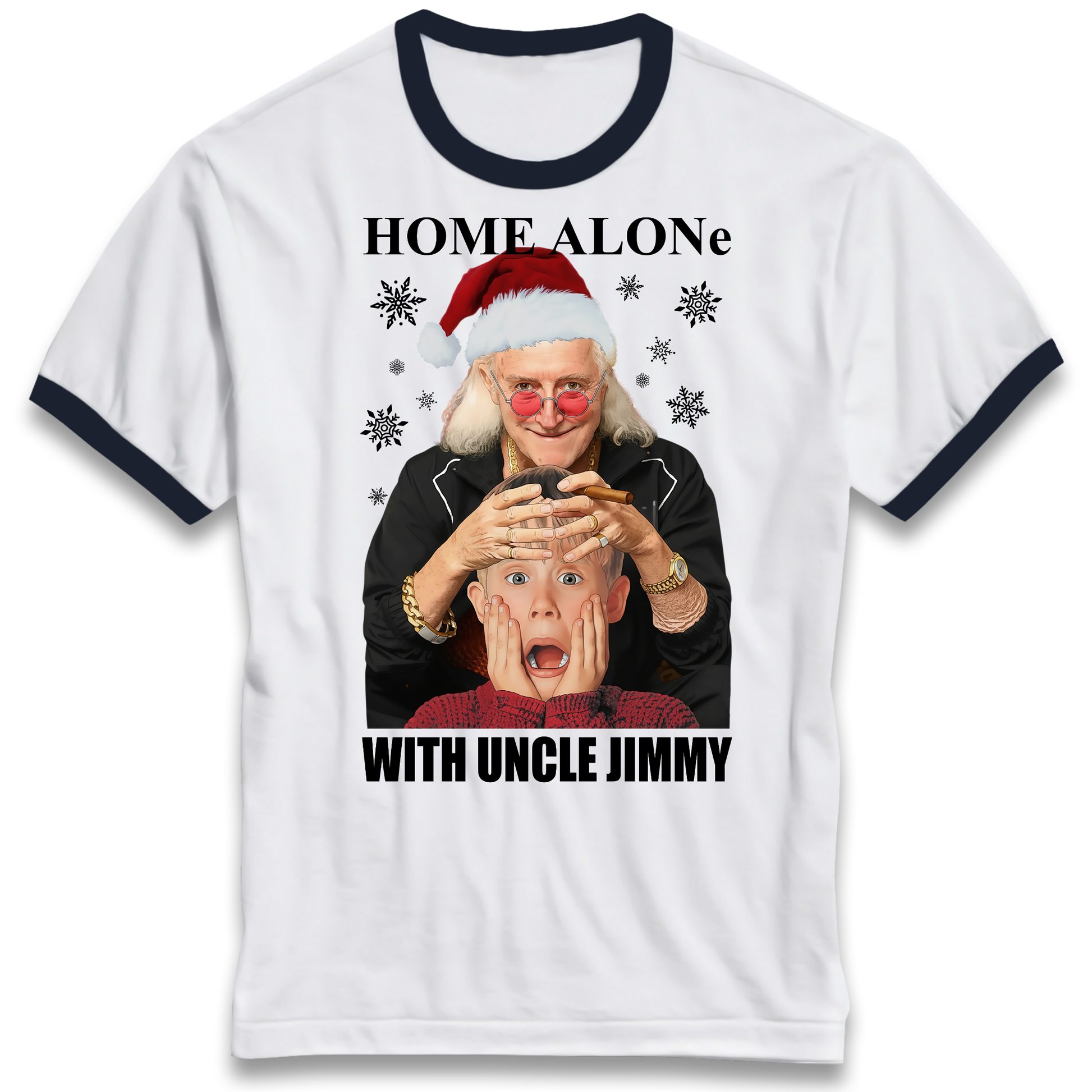 Home Alone Uncle Jimmy Ringer T Shirt | Retro Holiday Tee – Spoofytees