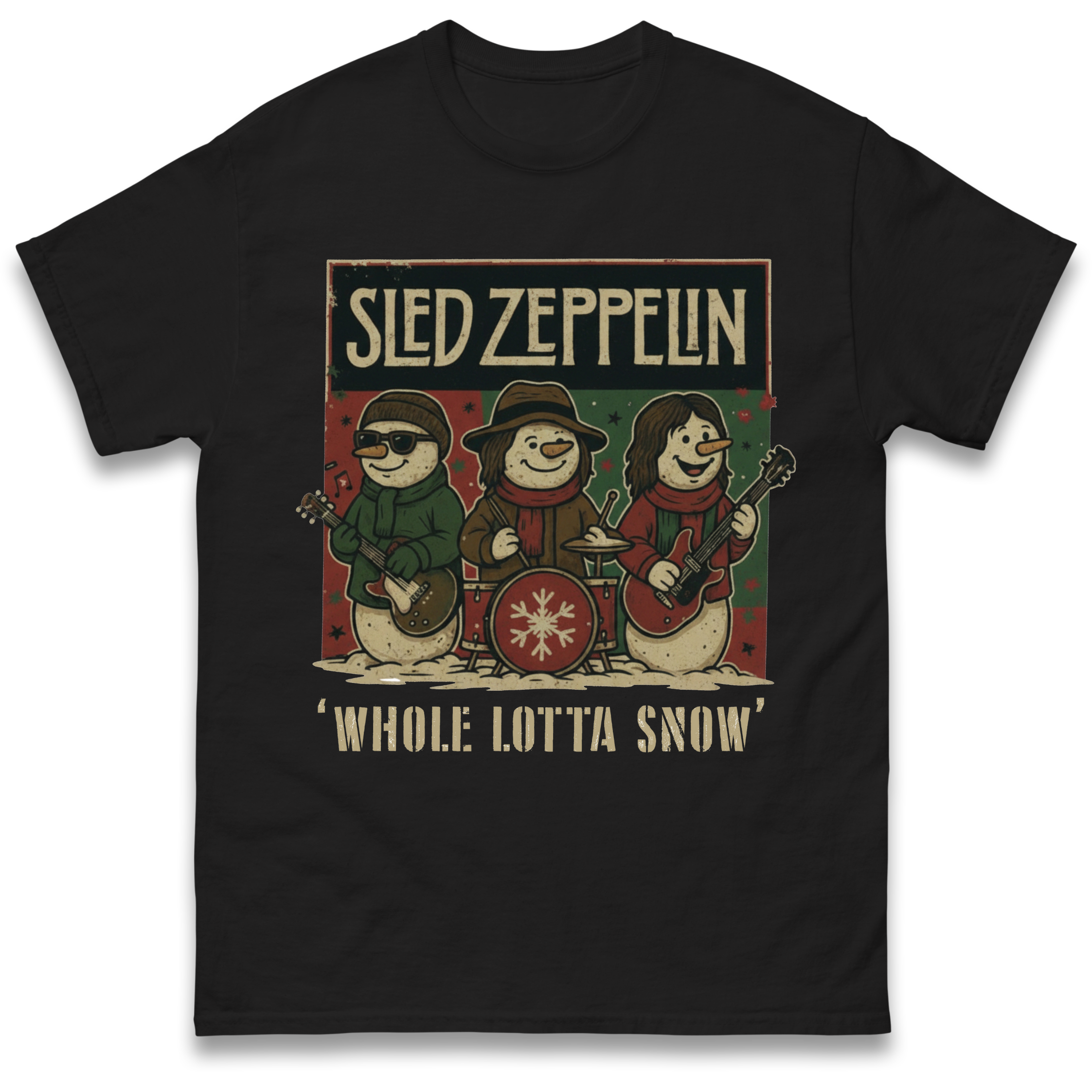 Led Zeppelin Christmas T Shirt | Shop Official Holiday Rock Tee ...