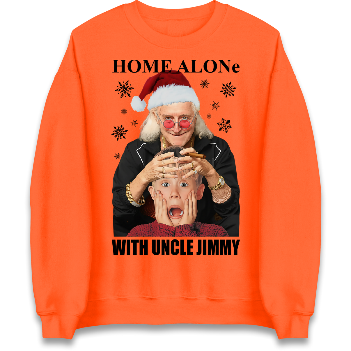 Jimmy Savile Christmas Jumper | Home Alone with Uncle Jimmy Sweaters ...