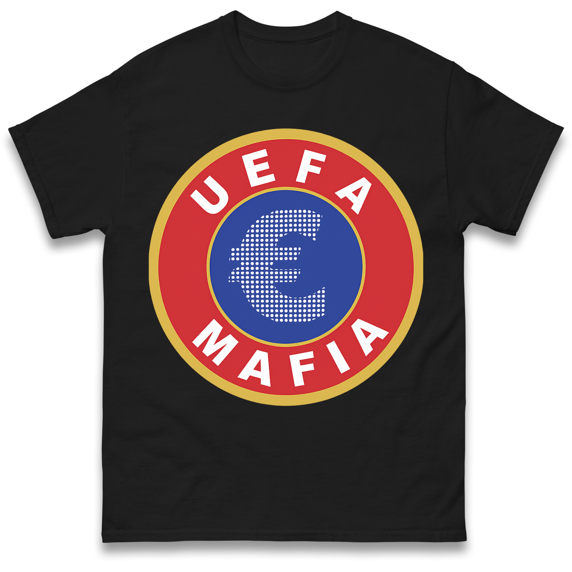 UEFA Mafia T-Shirt | Football Mafia Logo Clothing UK – Spoofytees