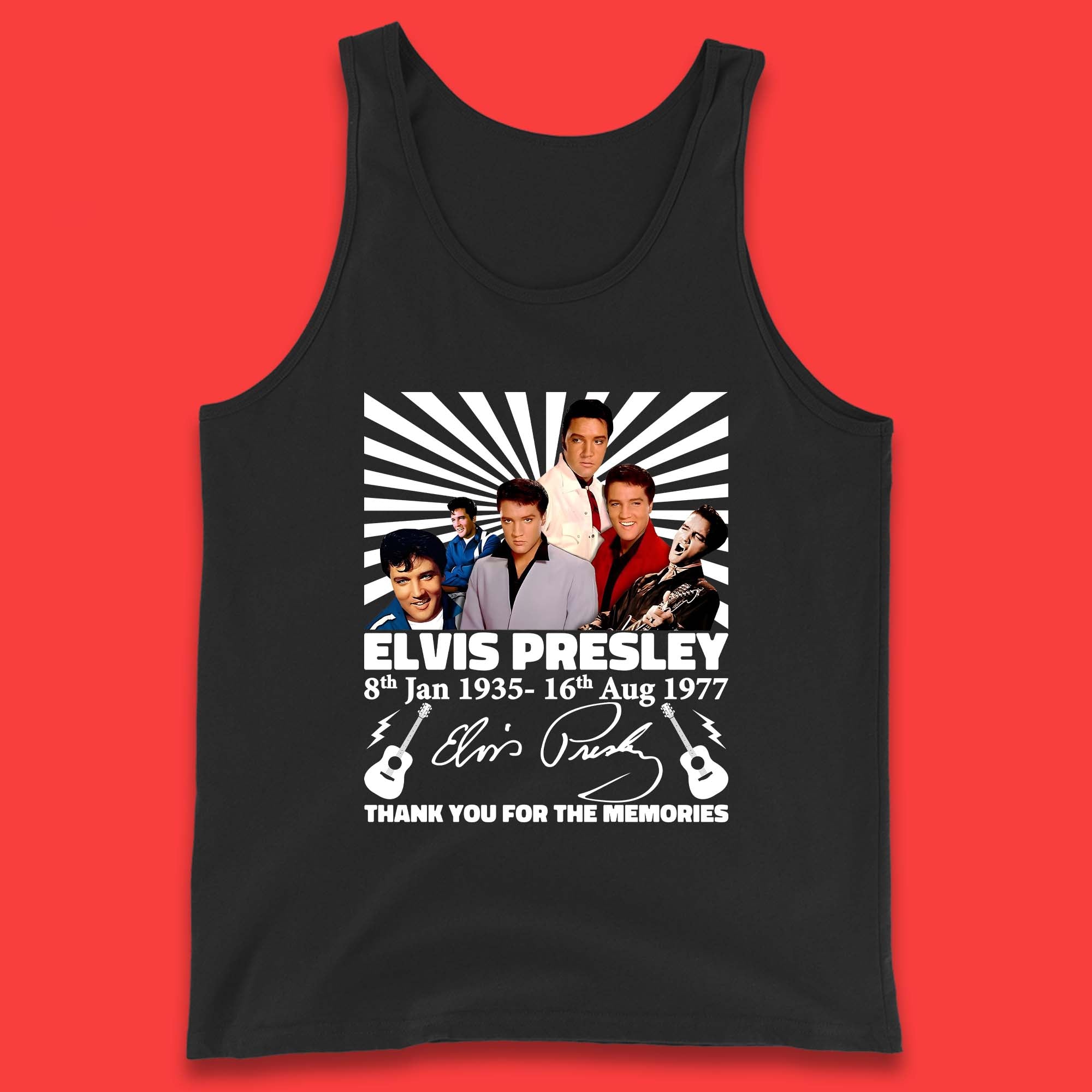 Elvis Presley Tank Top | Shop for Elvis Vests for Sale UK – Spoofytees