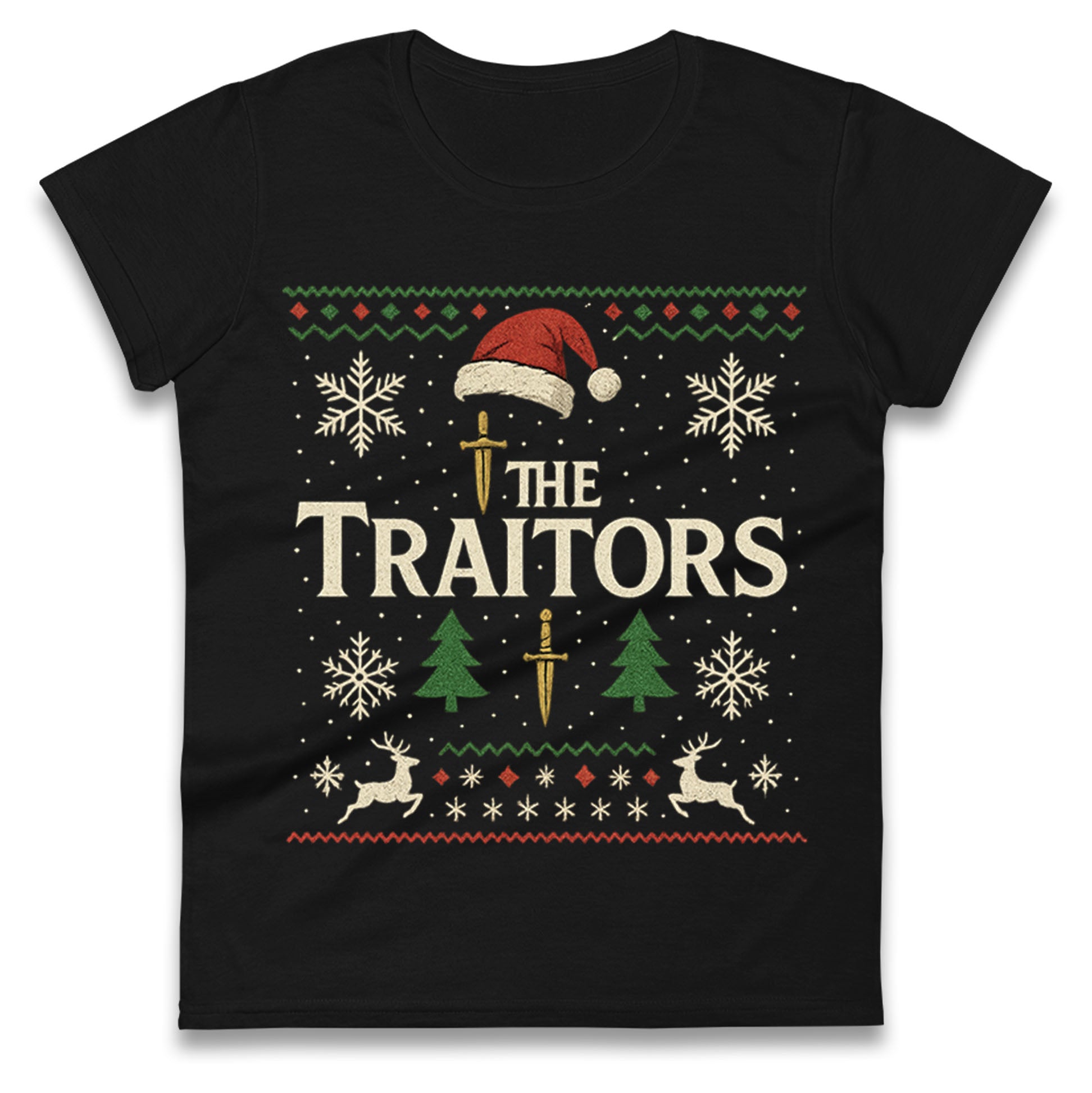 The Traitors Christmas Ladies T Shirt | Buy Wilf Webster Merch – Spoofytees