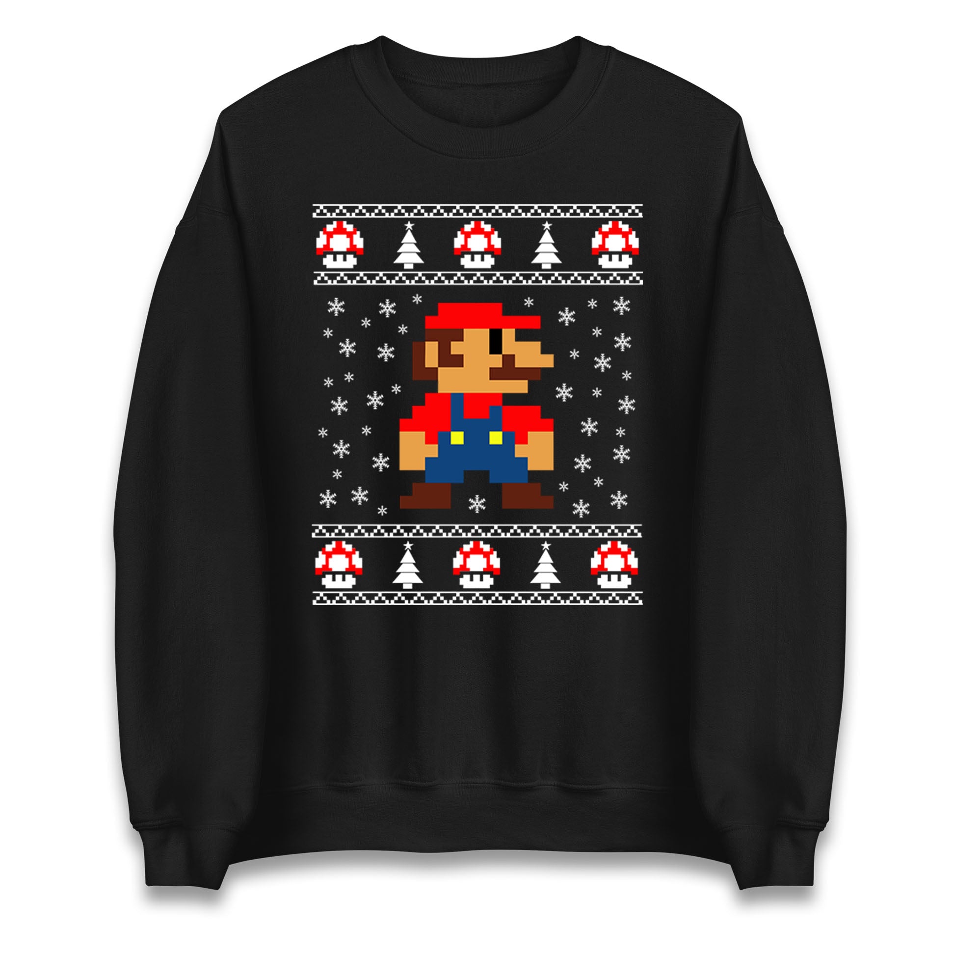 Super Mario Christmas Jumper | Shop for Nintendo Xmas Sweaters – Spoofytees