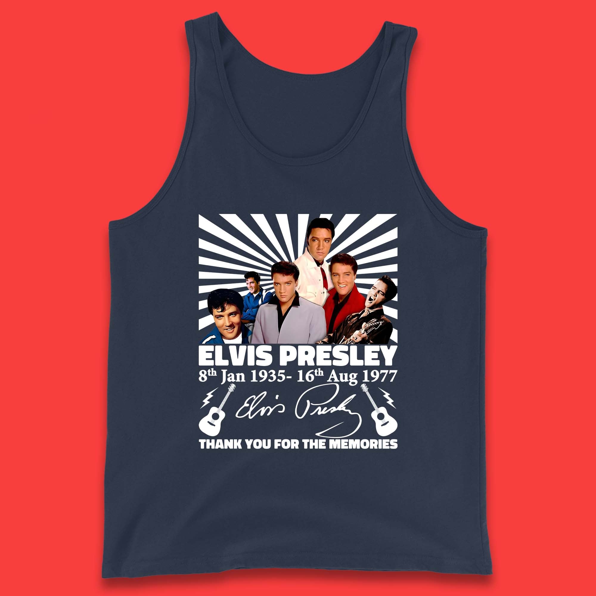 Elvis Presley Tank Top | Shop for Elvis Vests for Sale UK – Spoofytees