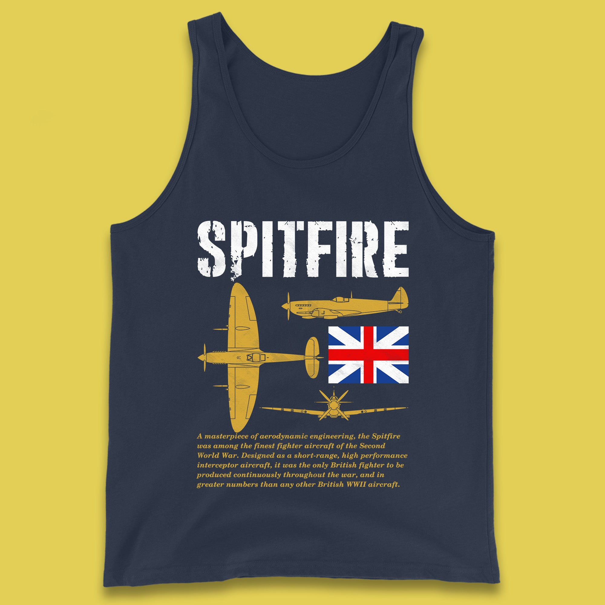 Supermarine Spitfire Royal Air Force British Army Uk Flag Spitfire WWI ...