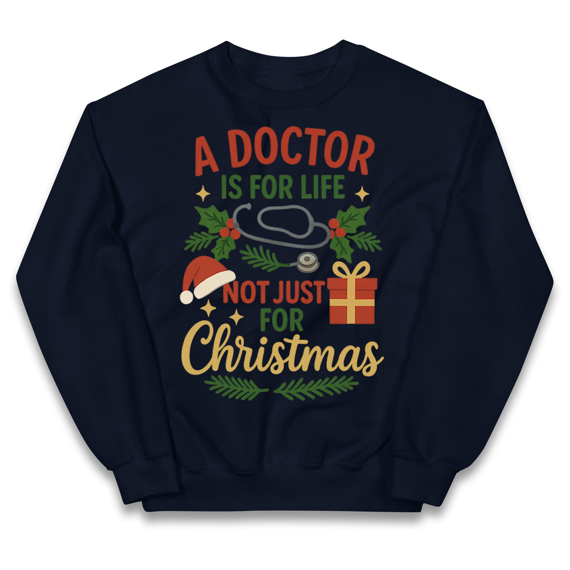 Doctor Christmas Kids Jumper | Buy Doctor Xmas Merch – Spoofytees