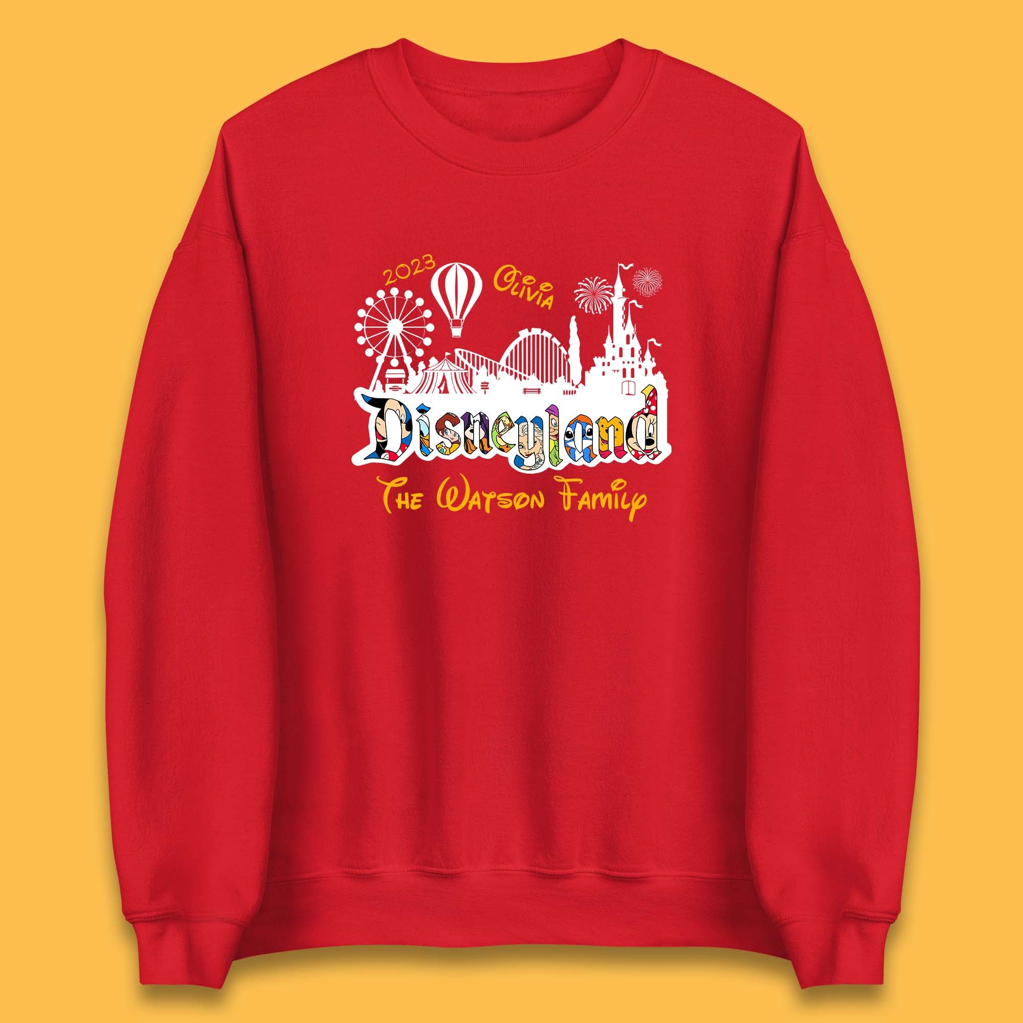 Personalised Disney Jumpers | Shop Custom Disney World Tops for Sale ...