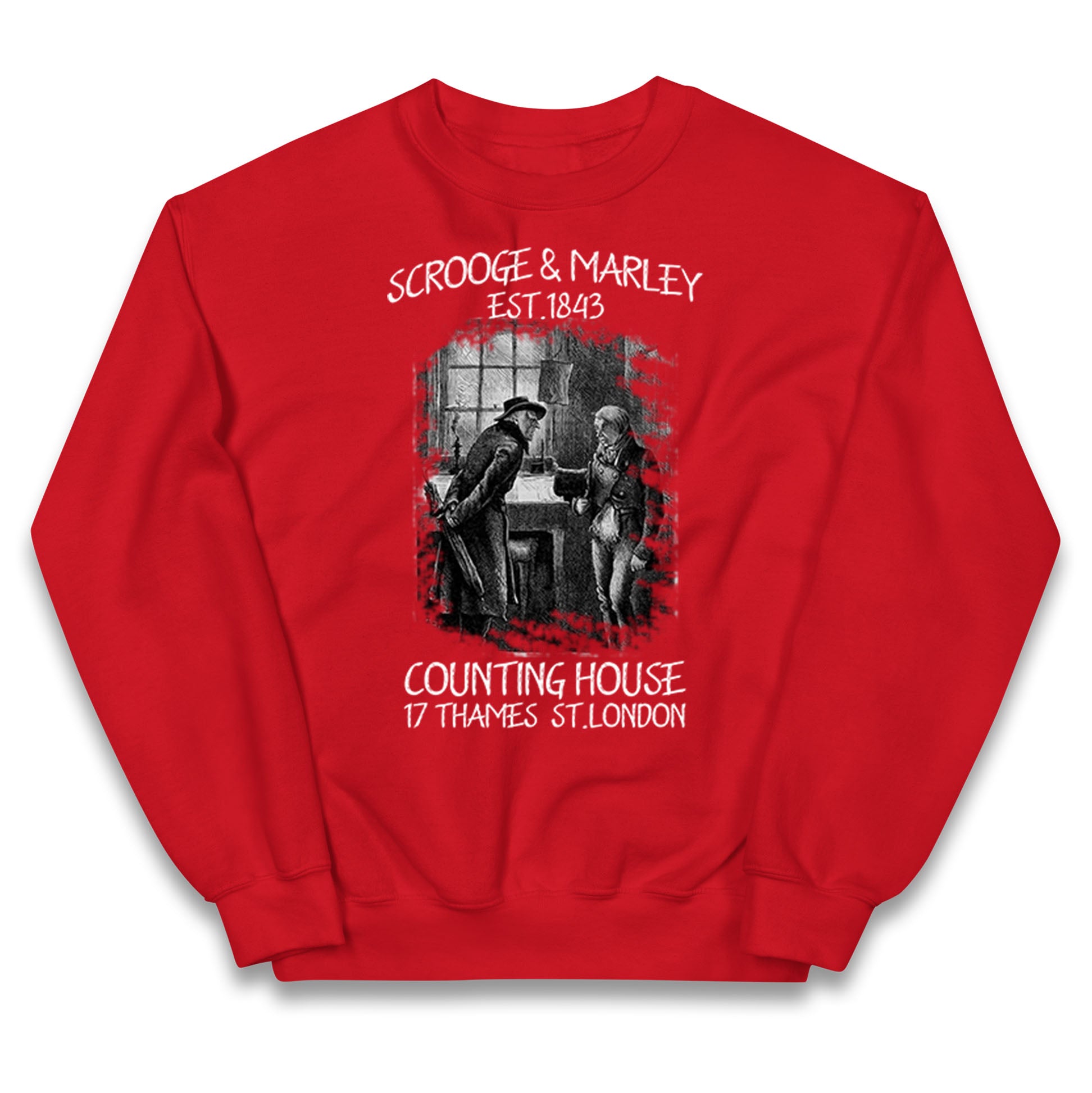 Scrooge & Marley Est.1843 Kids Jumper | Shop for Christmas Clothes ...