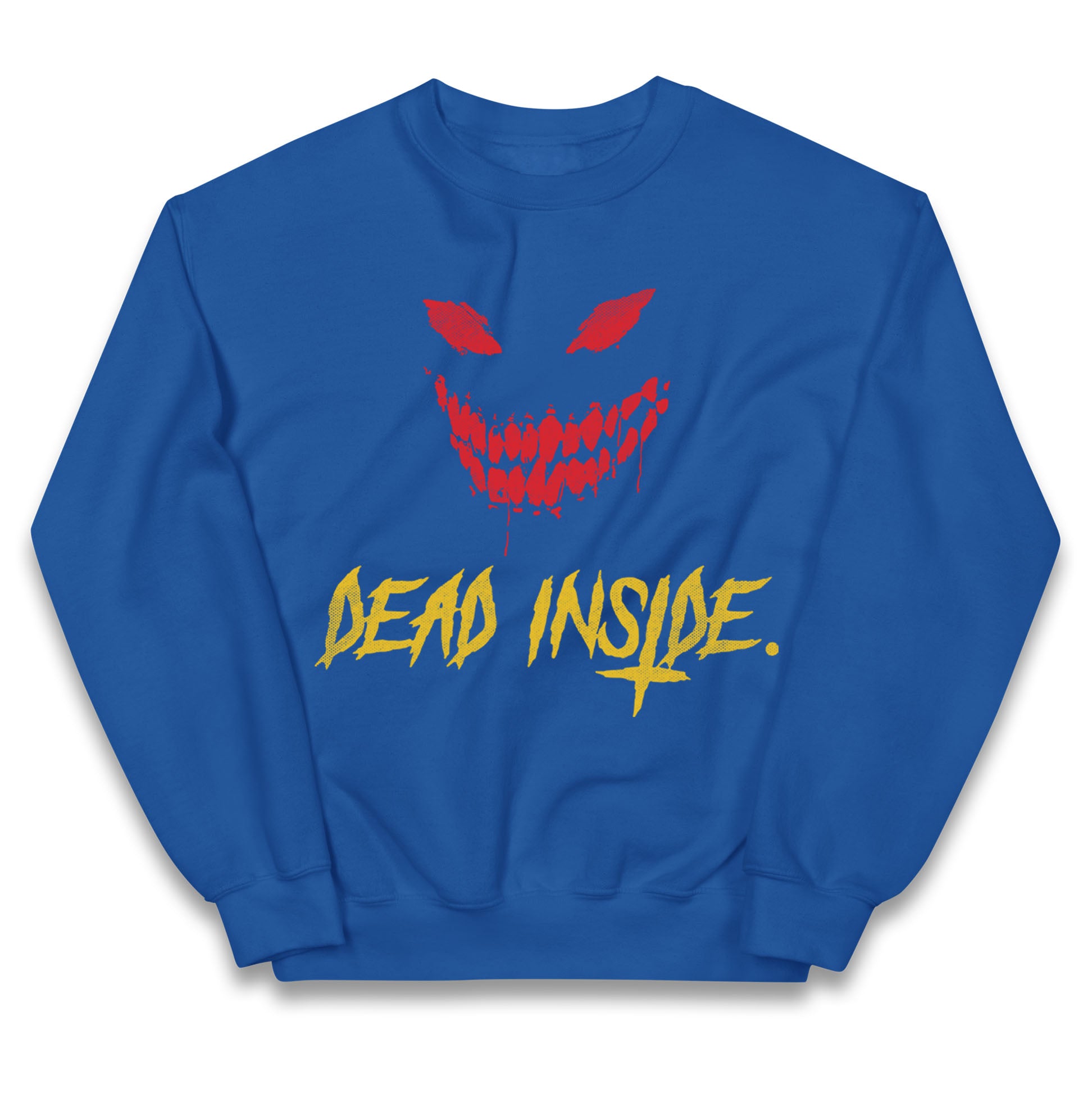 Horror Face Dead Inside Halloween Kids Jumper | Shop for Halloween ...