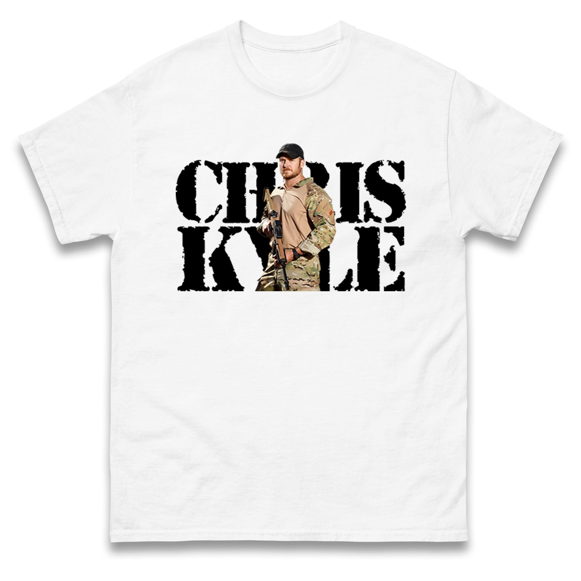 Chris Kyle Sniper T Shirt | Buy For US Military Hero Merch – Spoofytees