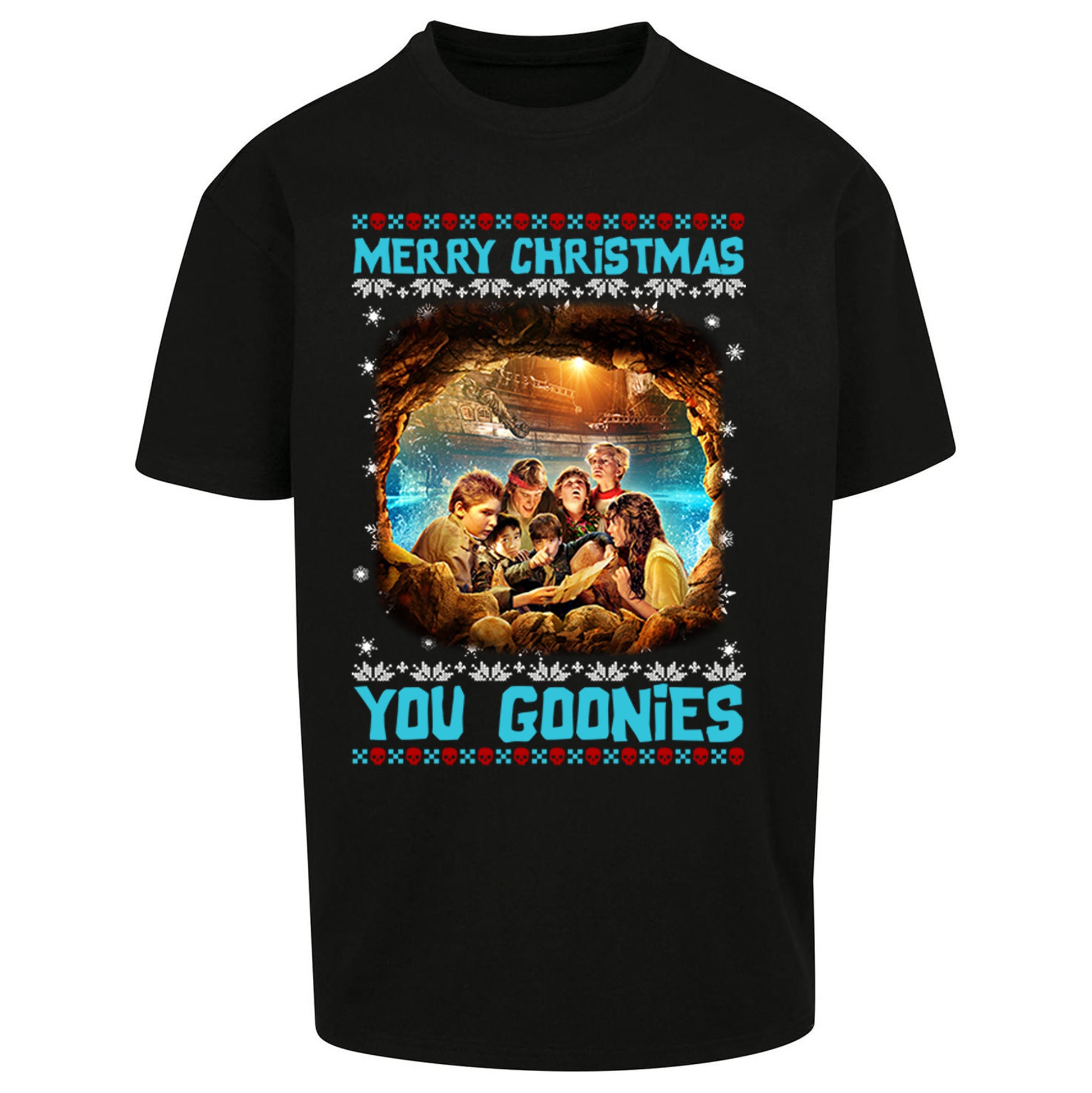 The Goonies Christmas Oversized T Shirt | Buy Xmas Gift Merch – Spoofytees