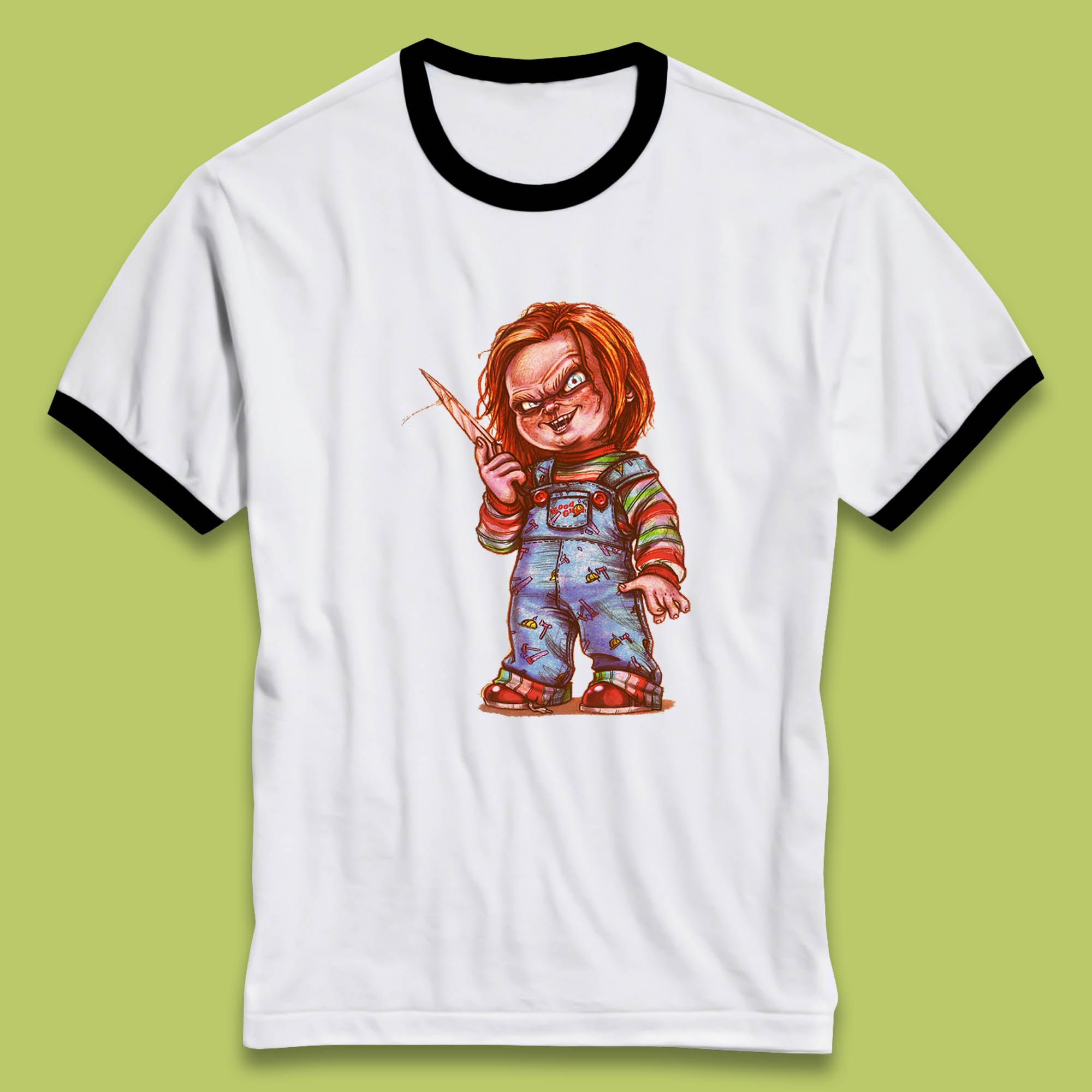 The Horror Movie Character Chucky With Knife Serial Killer Halloween H ...