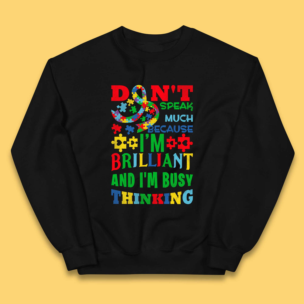 Autism Busy Thinking Kids Jumper – Spoofytees