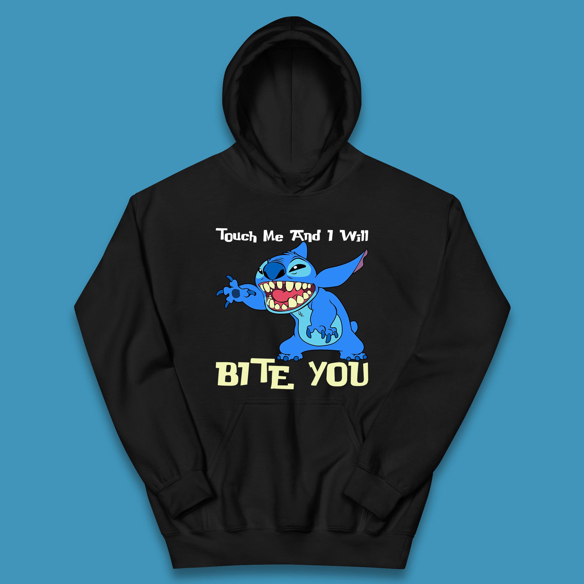 Touch Me And I Will Bite You Disney Stitch Angry Lilo & Stitch Cartoon ...