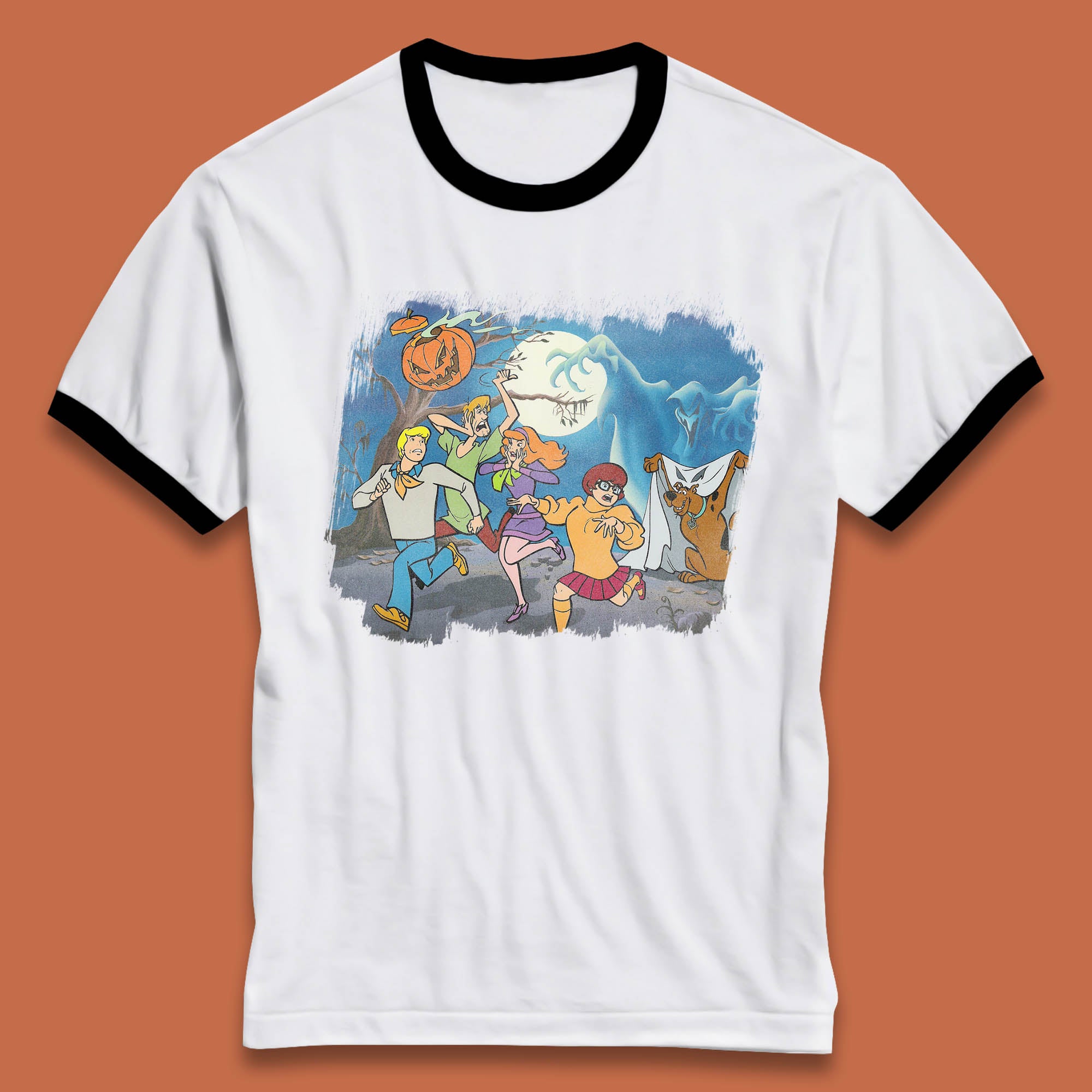 Scooby Doo & Gang Halloween Horror Scary Ghost Haunted Scary Night Rin ...