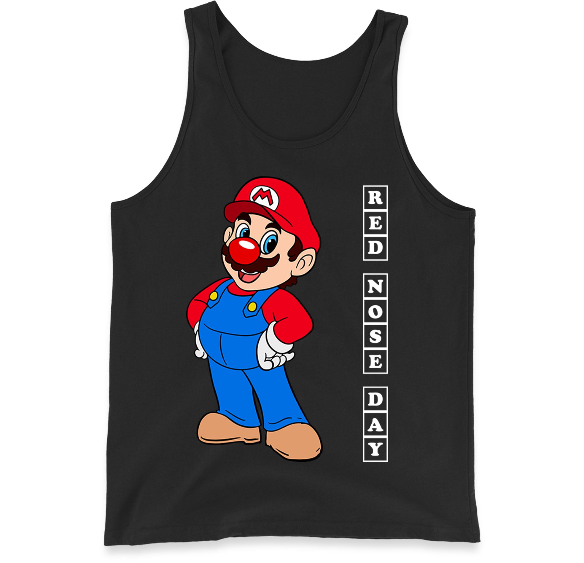 Super Mario Tank Top | Shop For Red Nose Day Clothes – Spoofytees