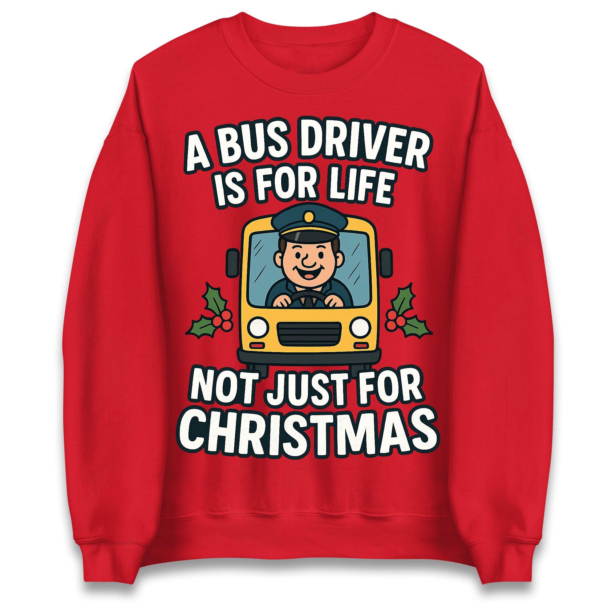 Bus Driver Christmas Jumper | Shop for Bus Driver Xmas Gifts for Sale ...