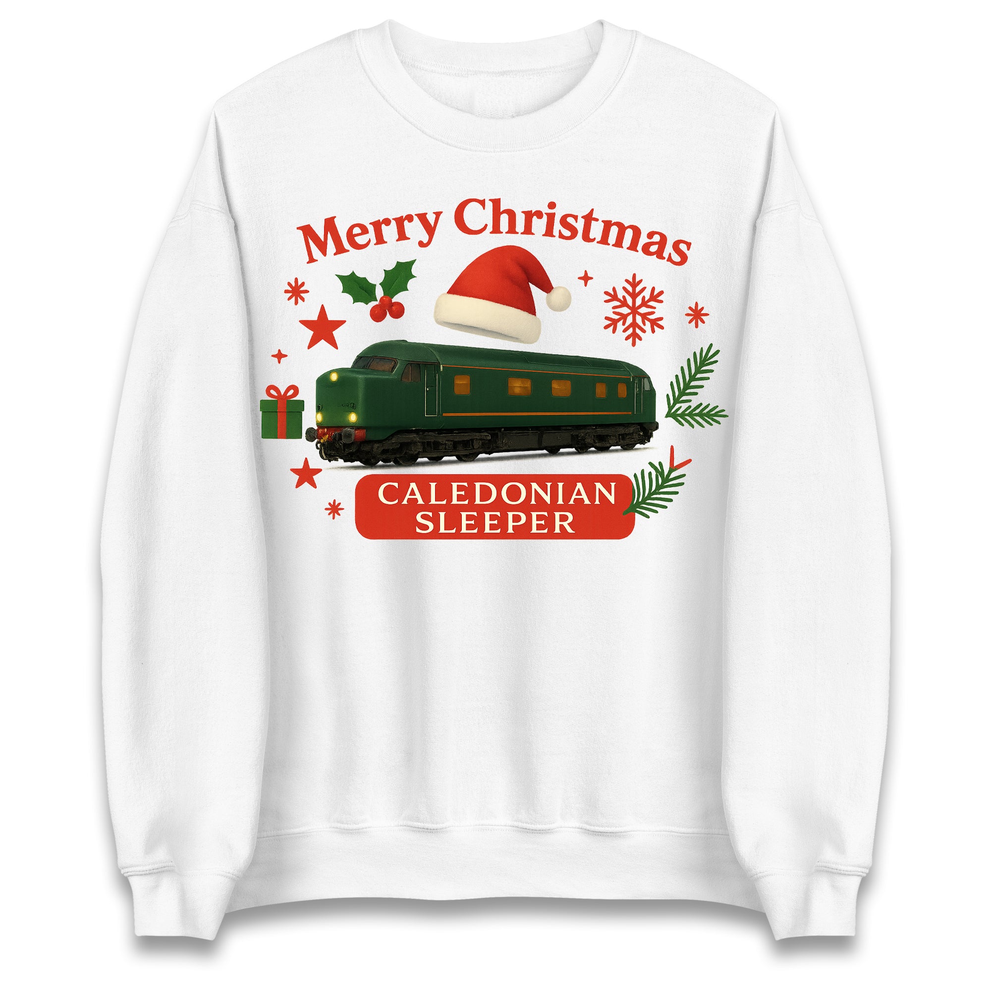 Caladonian Sleeper Christmas Jumper | Train Service Clothing for Sale ...