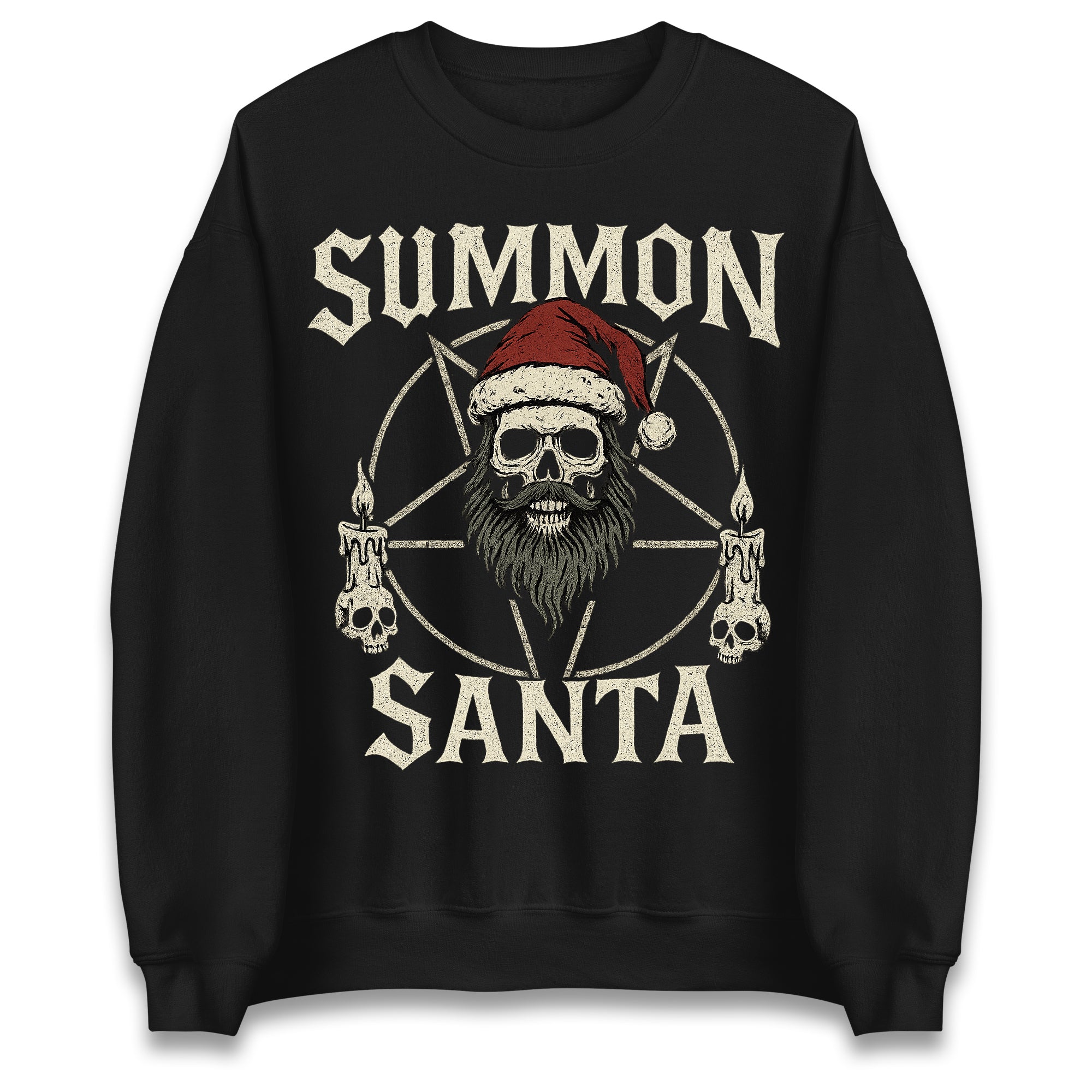 Goth Christmas Jumper | Shop for Summon Santa Clothing for Sale ...