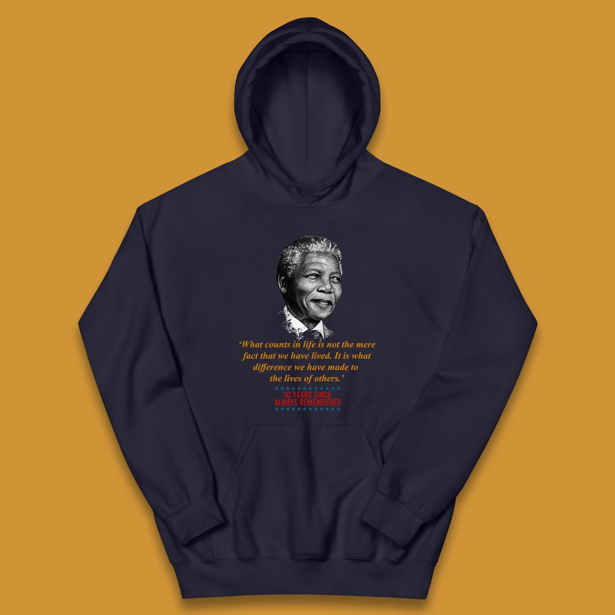 Nelson Mandela Hoodie | Shop for Famous Nelson Mandela Quotes Clothing ...