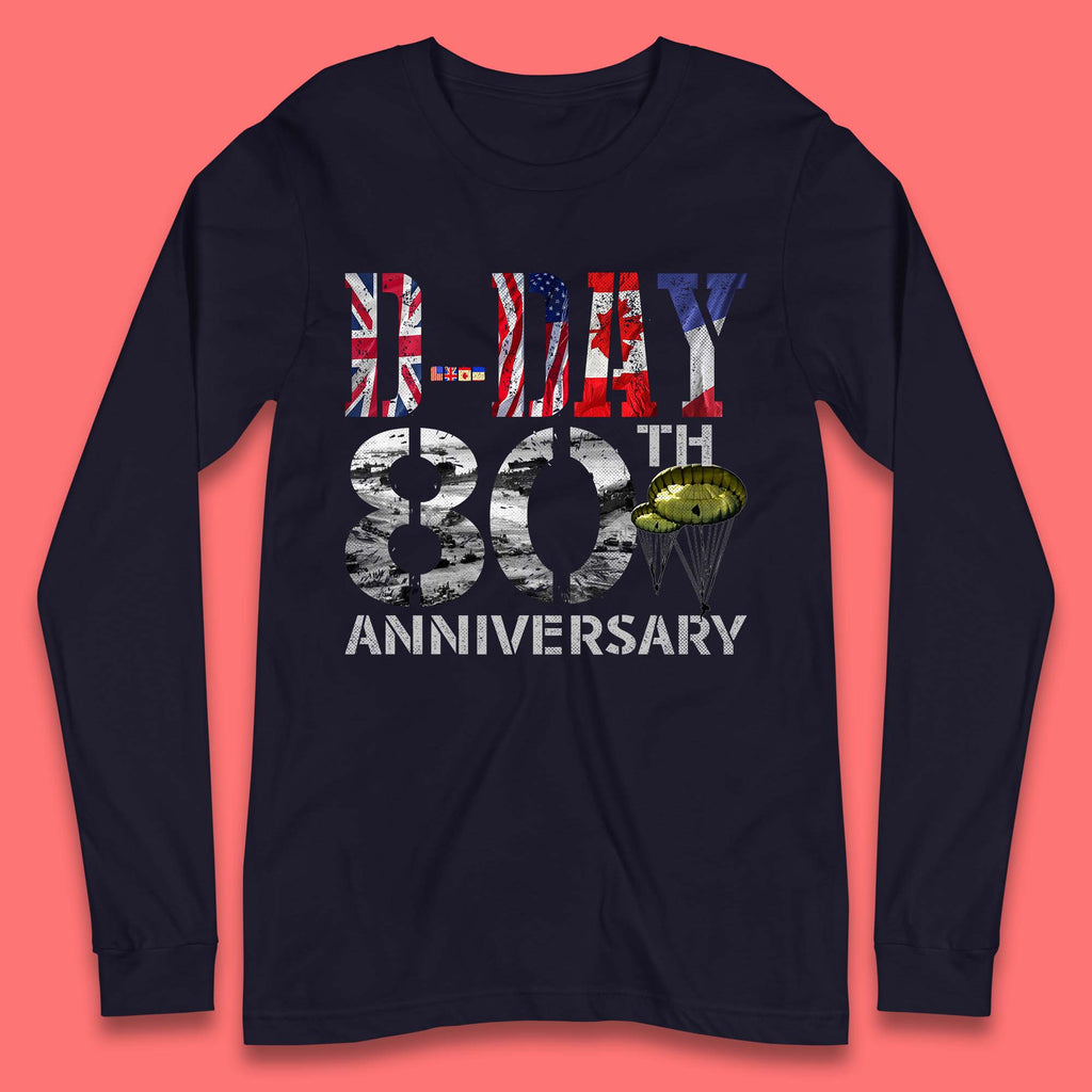 D-Day 80th Anniversary Long Sleeve T-Shirt – Spoofytees