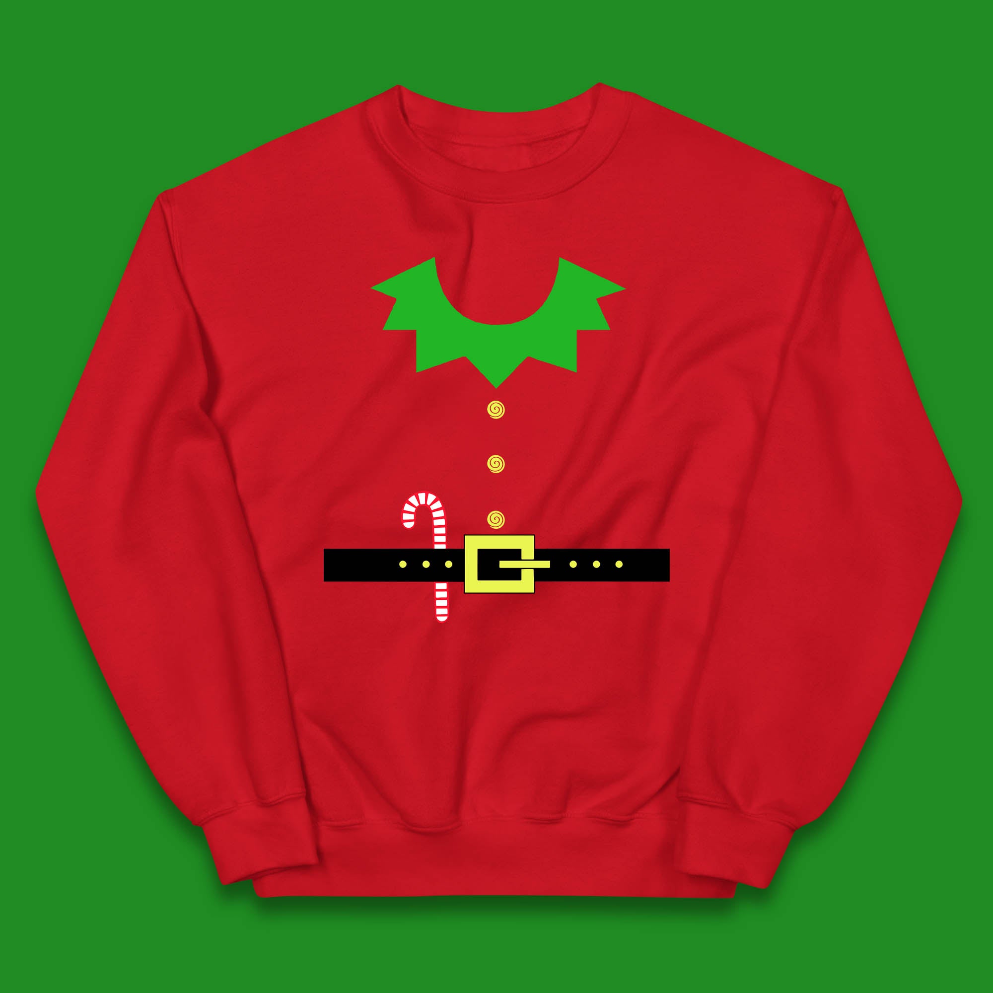 Christmas Elf Costume Kids Jumper | Shop for Christmas Sale UK – Spoofytees