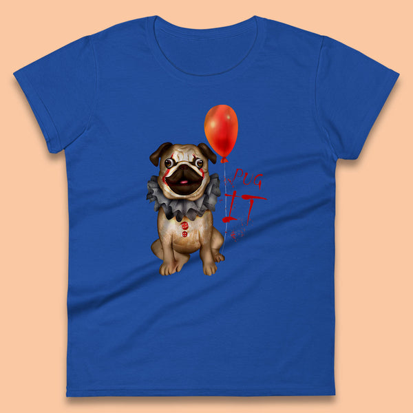 Pug IT Pennywise Clown Dog Spoof Halloween Pug Dog Costume Horror Movi ...
