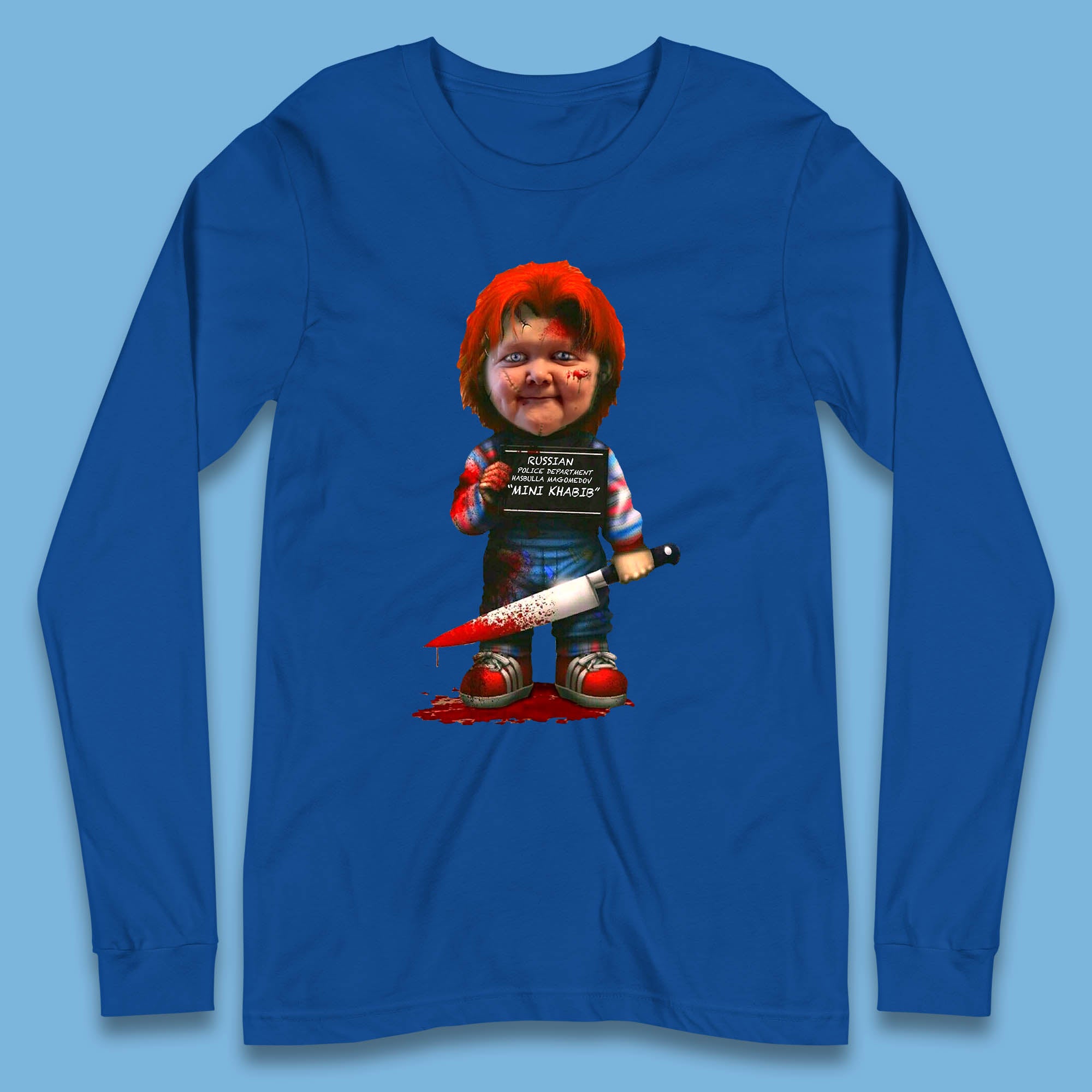 Chucky Mug Shot Russian Police Dept Hasbulla Magomedov Chucky Mini Kha ...