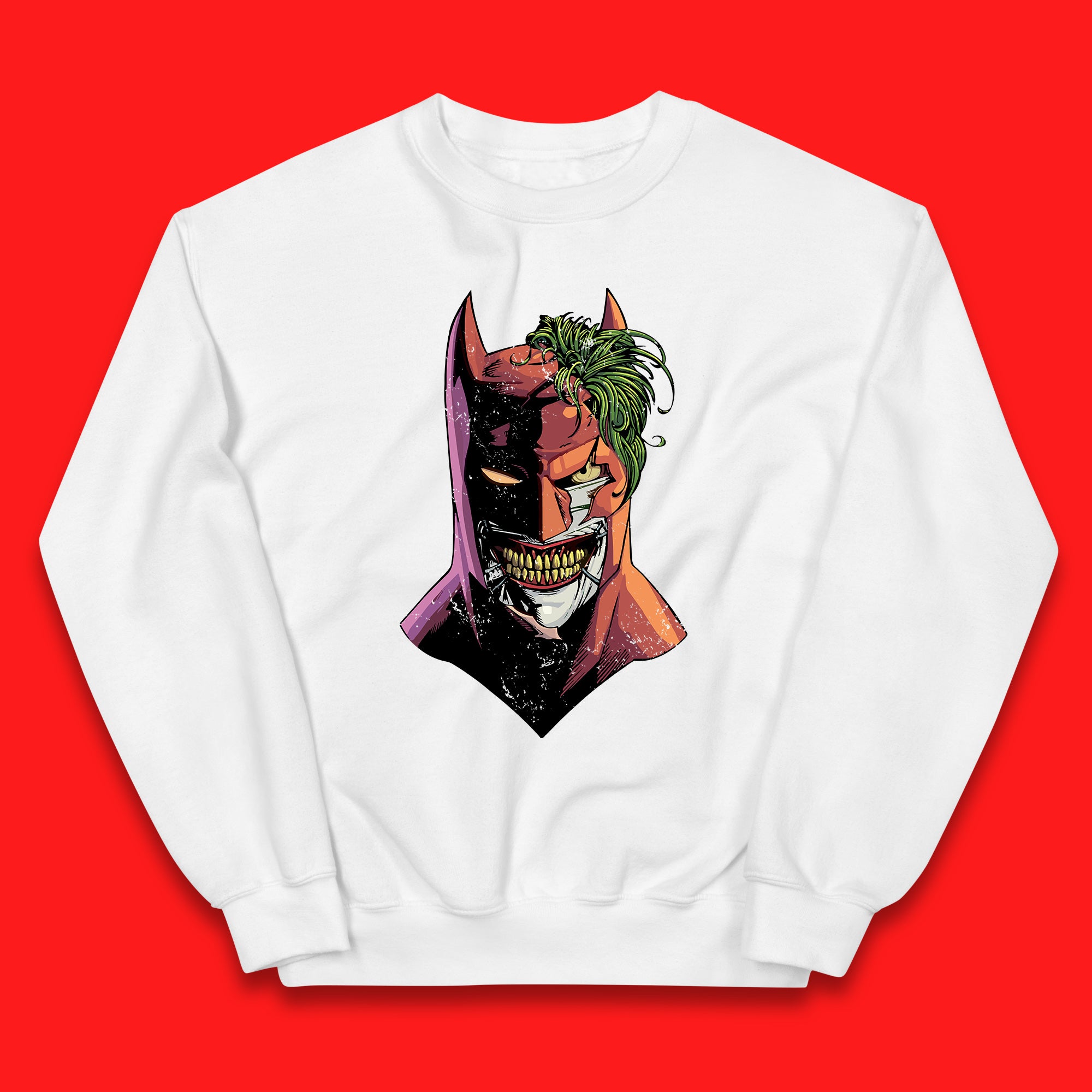 DC Comics Batman Mouth Wall Batman X The Joker Spoof Supervillain Comi ...