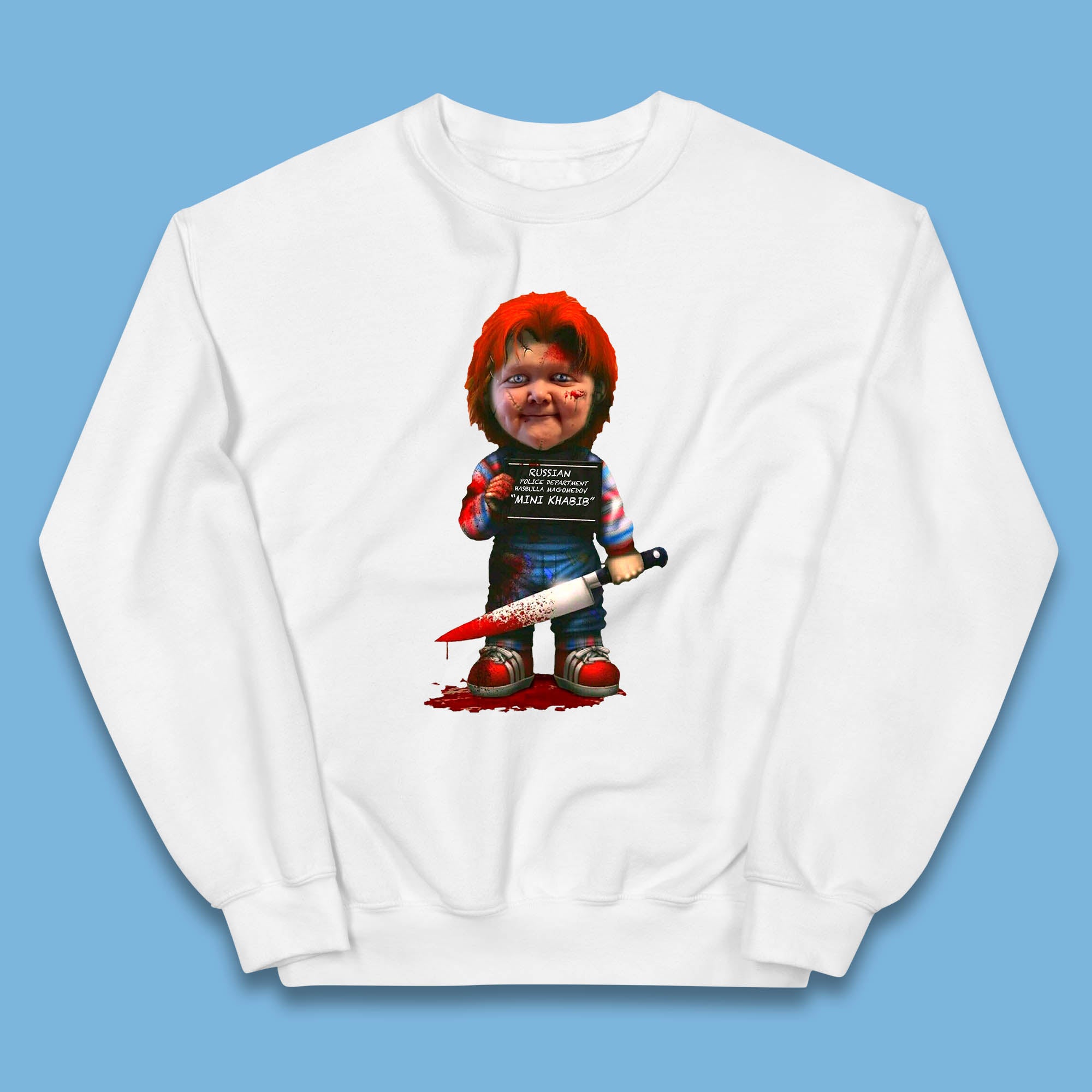 Chucky Mug Shot Russian Police Dept Hasbulla Magomedov Chucky Mini Kha ...