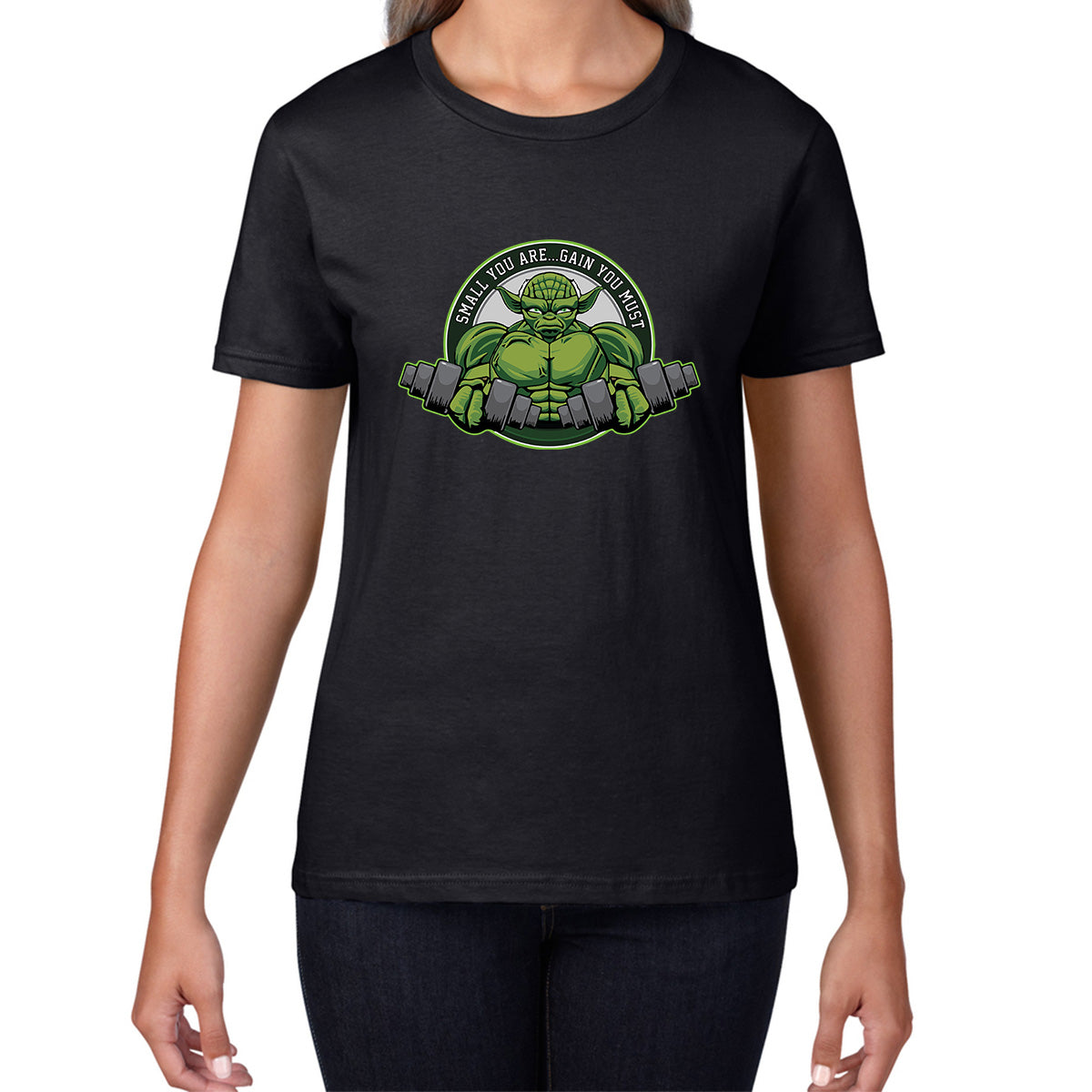 Small You Are Gain You Must Yoda Lifting Star Wars Dagobah Gym Fitness ...