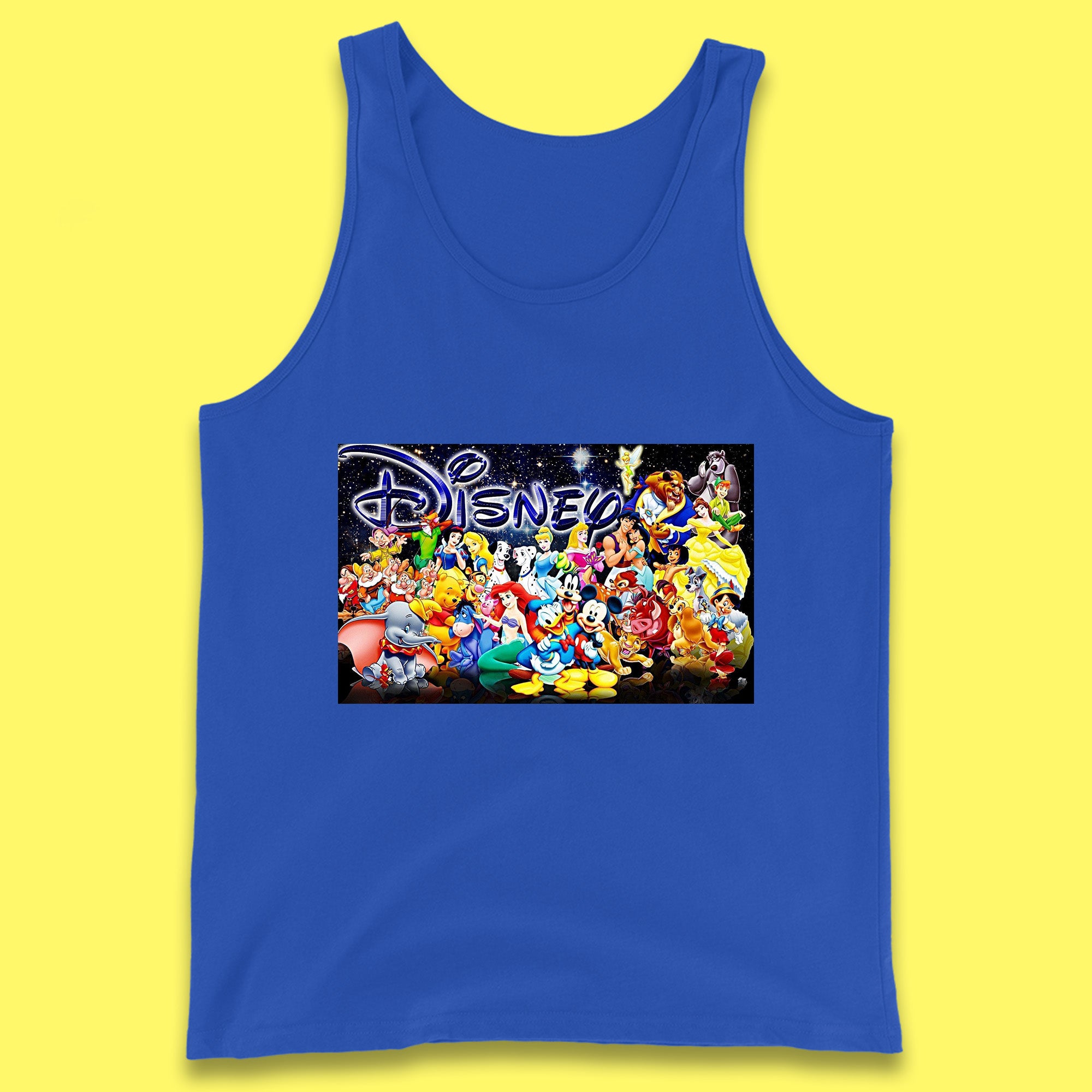 All Disney Fictional Characters Poster Disney Family Animated Cartoons ...