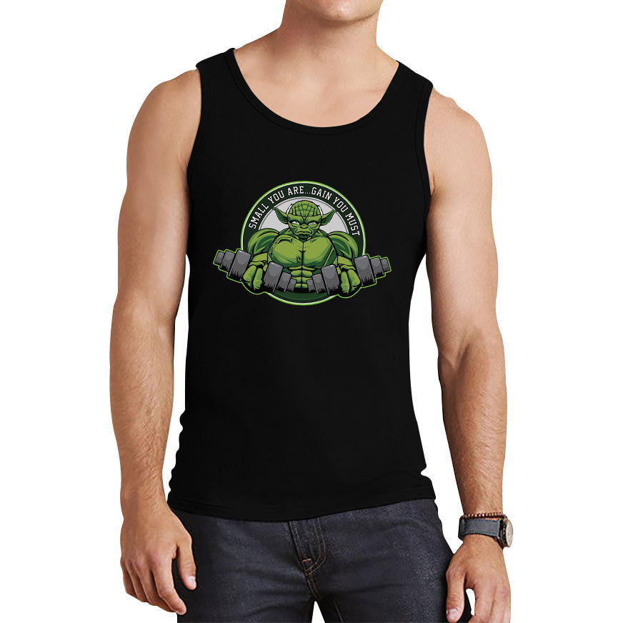 Small You Are Gain You Must Yoda Lifting Star Wars Dagobah Gym Fitness ...