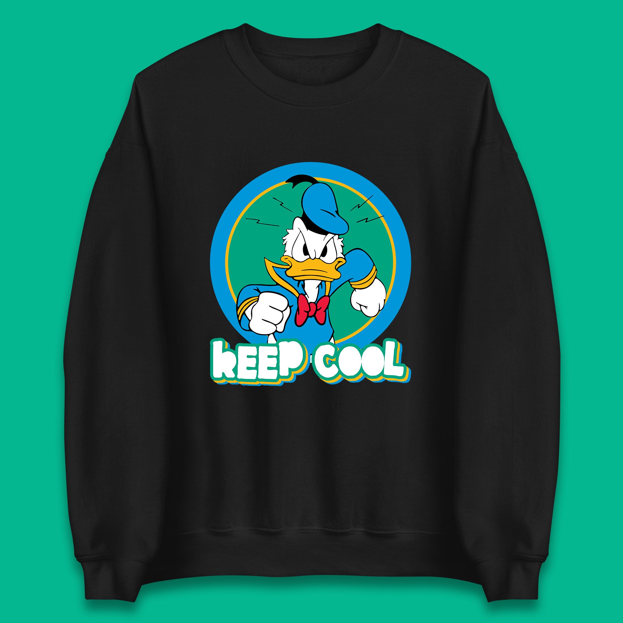 Keep Cool Donald Duck Animated Cartoon Character Angry Duck Disneyland ...