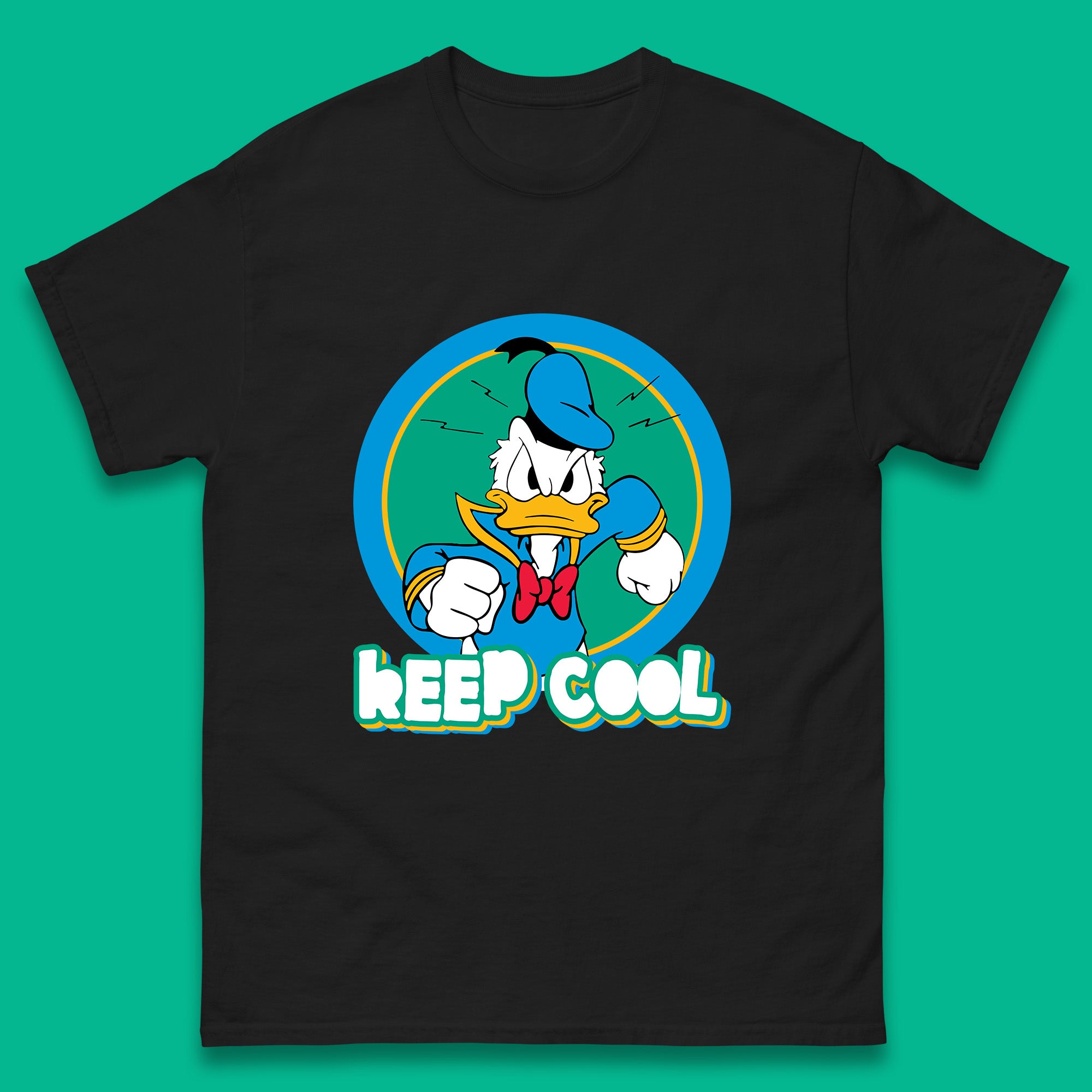 Keep Cool Donald Duck Animated Cartoon Character Angry Duck Disneyland ...