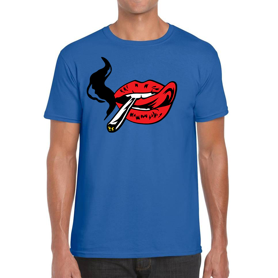 Lips Spliff Zoot Ganja Weed Smoking Pop Art Red Lady Lips Weed Marijua ...