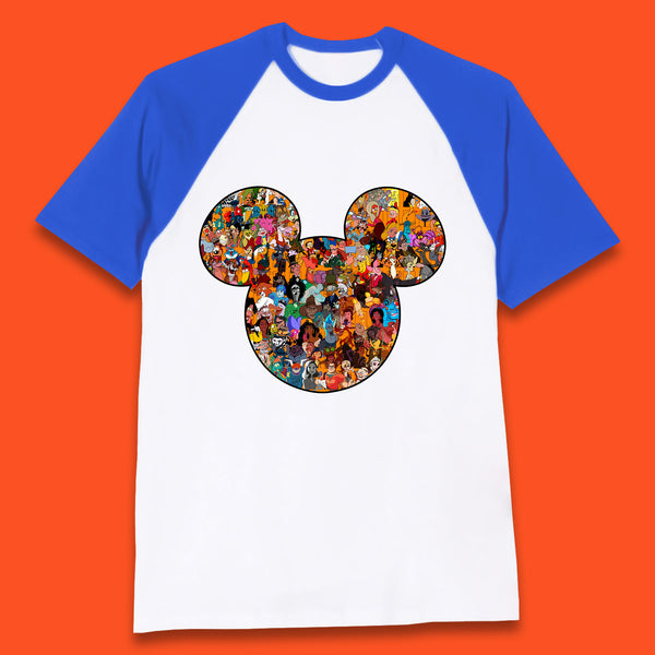 Disney Mickey Mouse Minnie Mouse Head All Disney Characters Together D ...